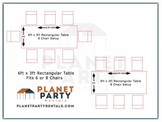 Tables and Chairs – Planet Party Rentals